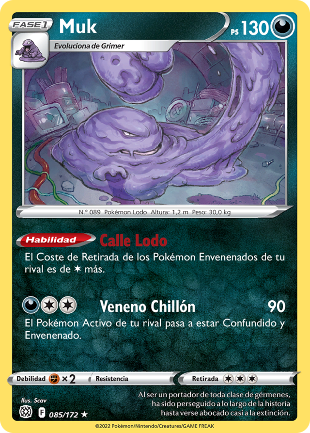 Muk (Astros Brillantes TCG) - WikiDex, la enciclopedia Pokémon