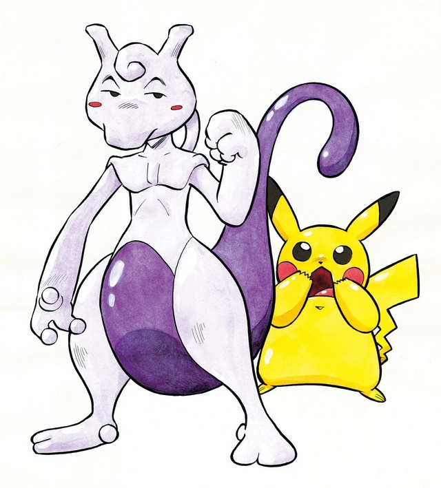Archivo:Ilustración de Mewthree.jpg - WikiDex, la enciclopedia Pokémon