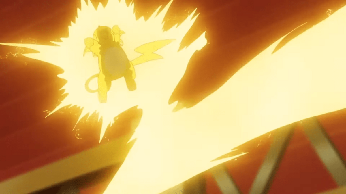 Archivo:EP1107 Raichu usando rayo.png - WikiDex, la enciclopedia Pokémon