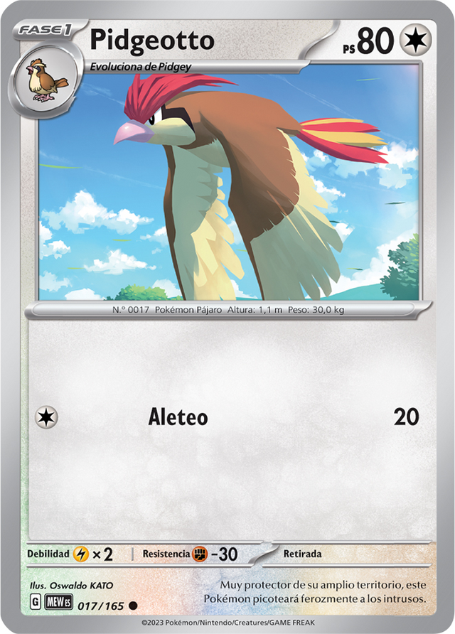 Pidgeotto (151 TCG) - WikiDex, la enciclopedia Pokémon