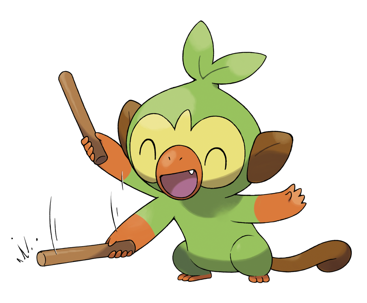Archivo:Artwork de Grookey.png - WikiDex, la enciclopedia Pokémon