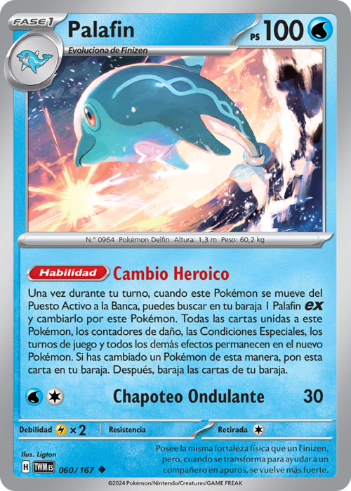Palafin (Mascarada Crepuscular TCG) - WikiDex, la enciclopedia Pokémon
