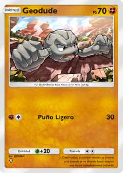 Geodude (La Isla Singular TCG Pocket) - WikiDex, la enciclopedia Pokémon