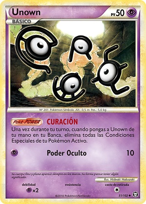 Unown (Triunfadores TCG) - WikiDex, la enciclopedia Pokémon