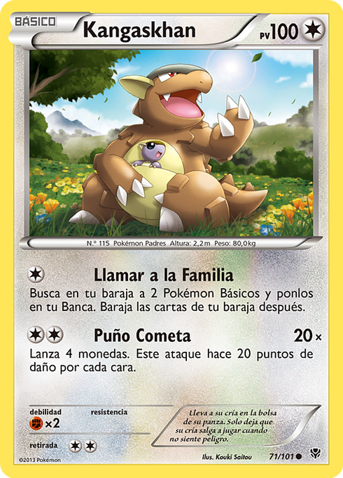 Kangaskhan (Explosión Plasma TCG) - WikiDex, la enciclopedia Pokémon