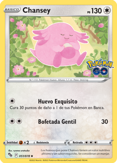 Chansey (Pokémon GO TCG) - WikiDex, la enciclopedia Pokémon