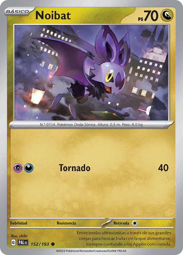 Noibat (Evoluciones en Paldea TCG) - WikiDex, la enciclopedia Pokémon