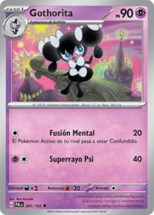 Gothita (Evoluciones en Paldea TCG) - WikiDex, la enciclopedia Pokémon