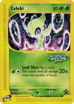 Celebi (WoTC Promo TCG) - WikiDex, la enciclopedia Pokémon