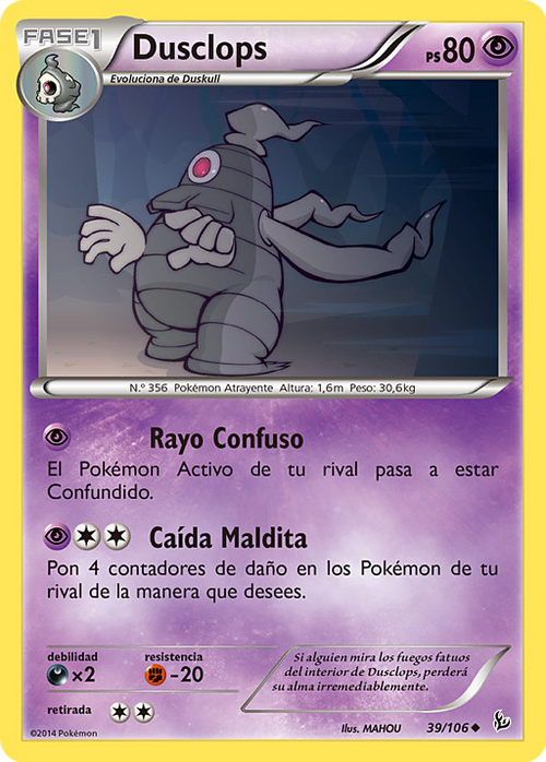 Dusclops (Destellos de Fuego TCG) - WikiDex, la enciclopedia Pokémon
