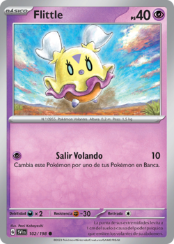 Flittle (Escarlata y Púrpura 102 TCG) - WikiDex, la enciclopedia Pokémon