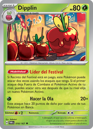 Applin (Mascarada Crepuscular 126 TCG) - WikiDex, la enciclopedia Pokémon