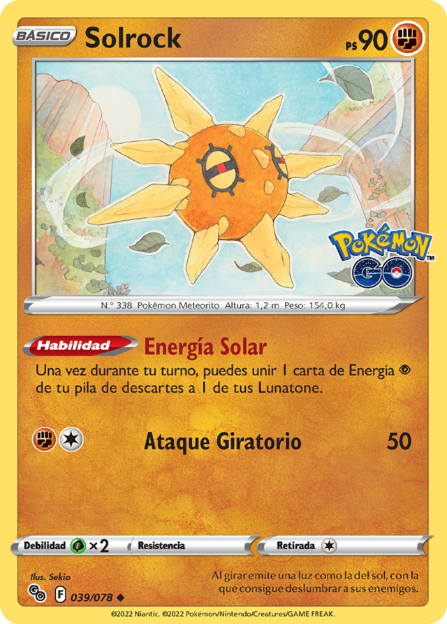 Solrock (Pokémon GO TCG) - WikiDex, la enciclopedia Pokémon