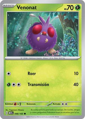 Venomoth (151 TCG) - WikiDex, la enciclopedia Pokémon