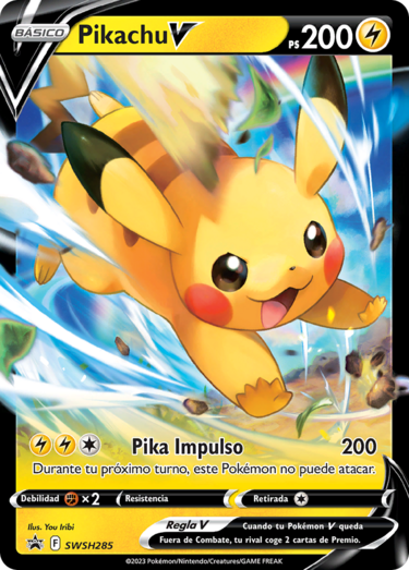Pikachu V (SWSH Promo 285 TCG) - WikiDex, la enciclopedia Pokémon