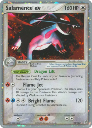 Salamence-ex (Deoxys TCG) - WikiDex, la enciclopedia Pokémon