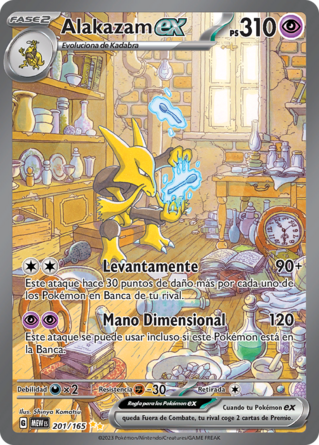 Alakazam ex (151 TCG) - WikiDex, la enciclopedia Pokémon