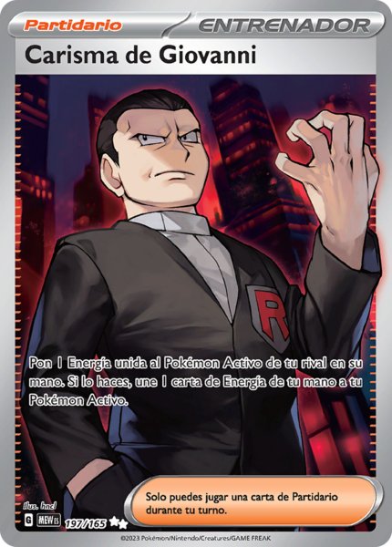 Carisma de Giovanni (TCG) - WikiDex, la enciclopedia Pokémon