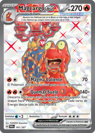 Magcargo ex (Mascarada Crepuscular TCG) - WikiDex, la enciclopedia Pokémon