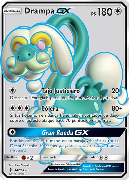 Drampa-GX (Albor de Guardianes TCG) - WikiDex, la enciclopedia Pokémon