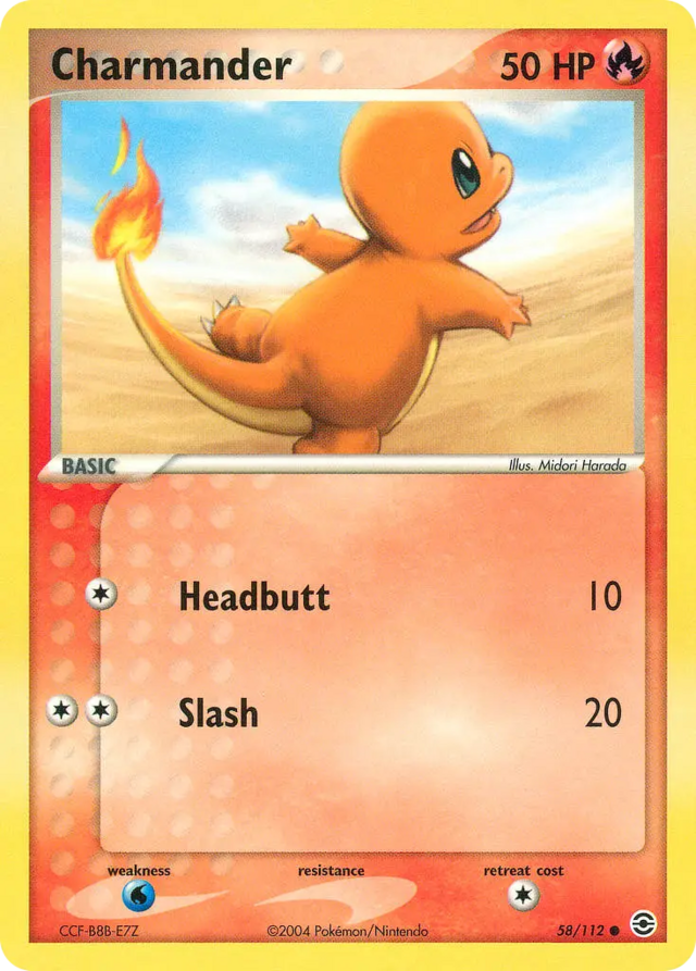 Charmander (FireRed & LeafGreen 58 TCG) - WikiDex, la enciclopedia Pokémon