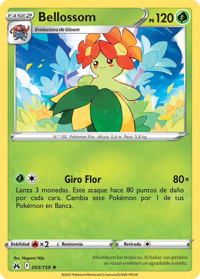 Bellossom (Cenit Supremo TCG) - WikiDex, la enciclopedia Pokémon