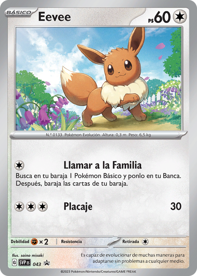 Eevee (SV Promo 43 TCG) - WikiDex, la enciclopedia Pokémon
