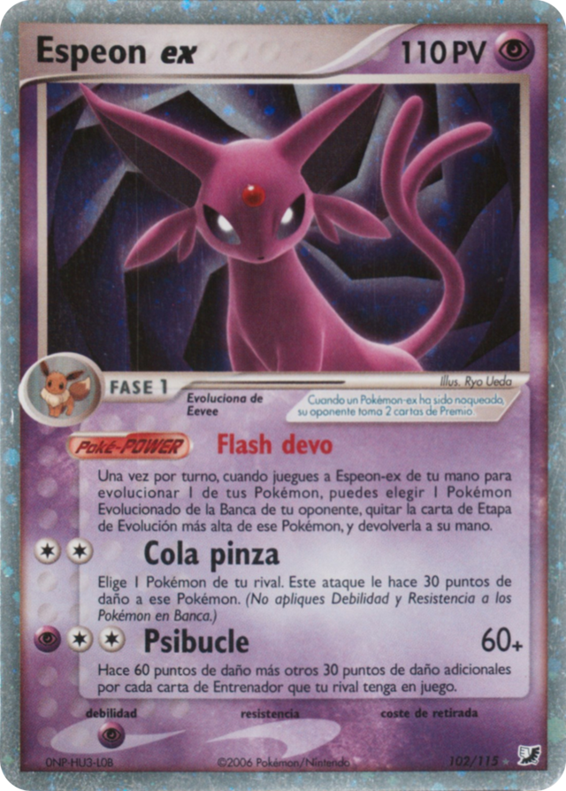Espeon-ex (Fuerzas Ocultas TCG) - WikiDex, la enciclopedia Pokémon