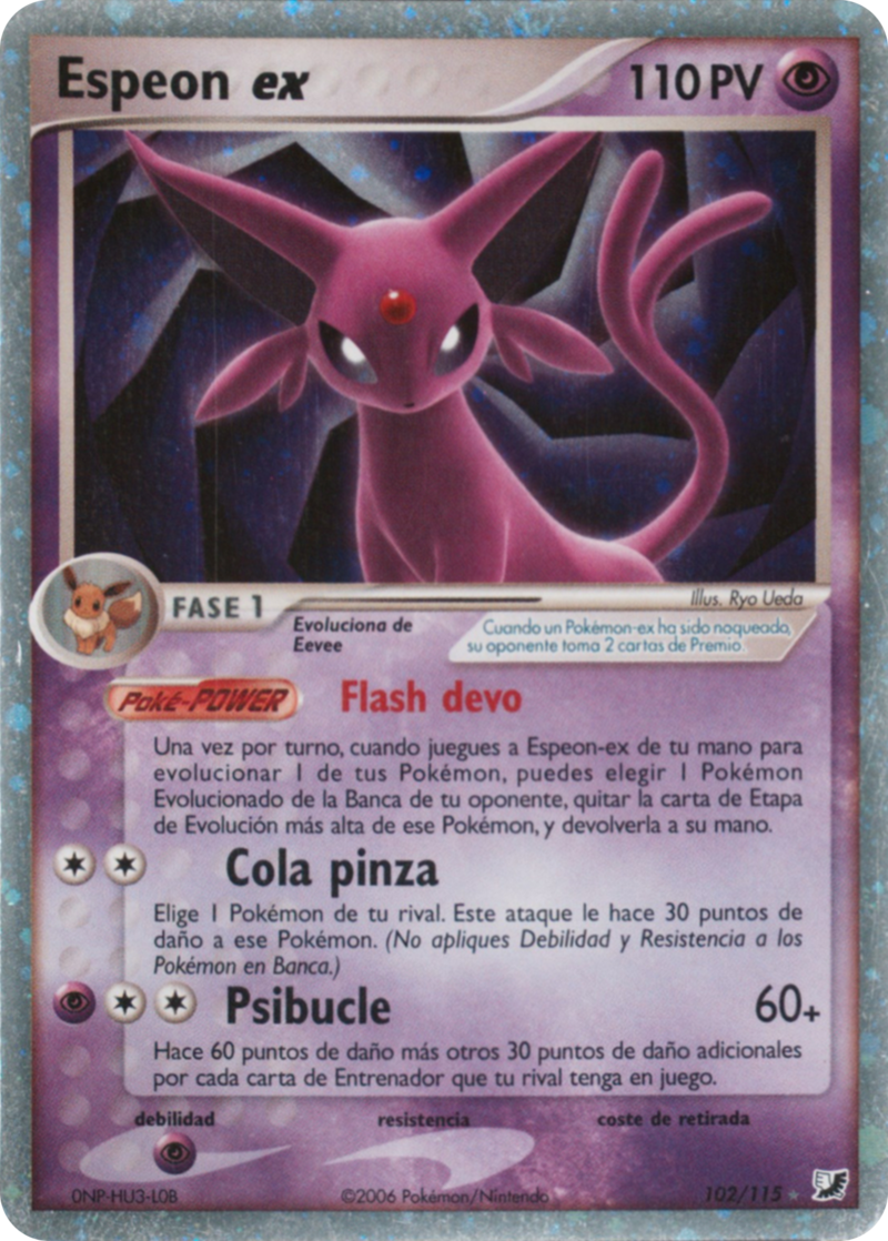 Espeon-ex (Fuerzas Ocultas TCG) - WikiDex, la enciclopedia Pokémon