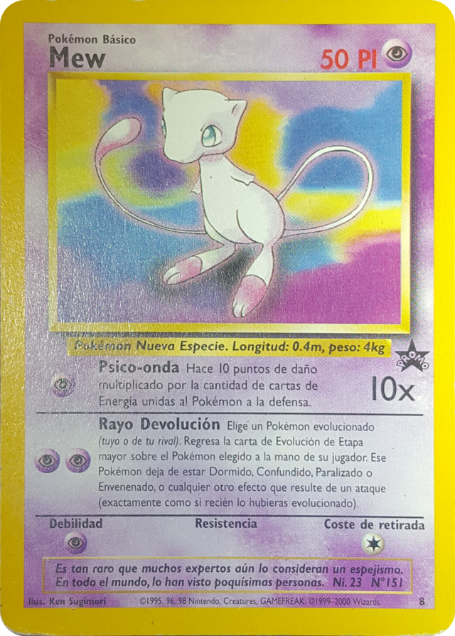 Mew (WoTC Promo 8 TCG) - WikiDex, la enciclopedia Pokémon
