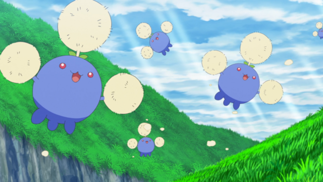 Archivo:EP1316 Jumpluff flotando.png - WikiDex, la enciclopedia Pokémon