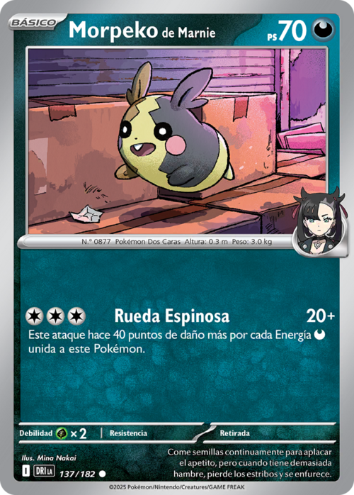 Morpeko de Marnie (Rivales Predestinados TCG)/Morpeko de Roxy (Rivales ...