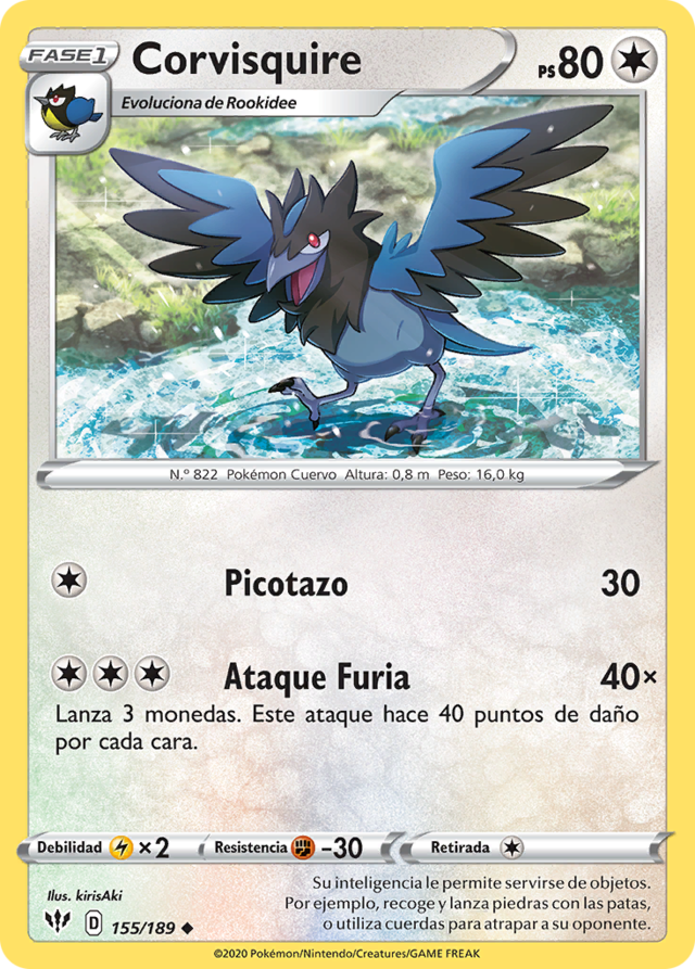 Corvisquire (Oscuridad Incandescente TCG) - WikiDex, la enciclopedia ...