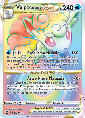 Vulpix de Alola V-ASTRO (Tempestad Plateada TCG) - WikiDex, la ...