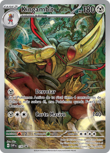 Kingambit (Llamas Obsidianas TCG) - WikiDex, la enciclopedia Pokémon