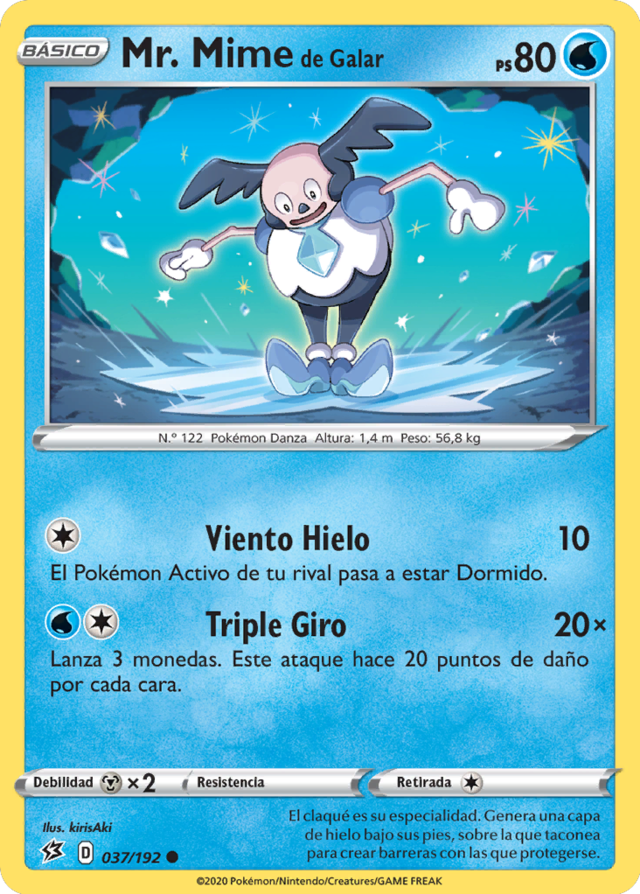 Mr. Mime de Galar (Choque Rebelde TCG) - WikiDex, la enciclopedia Pokémon