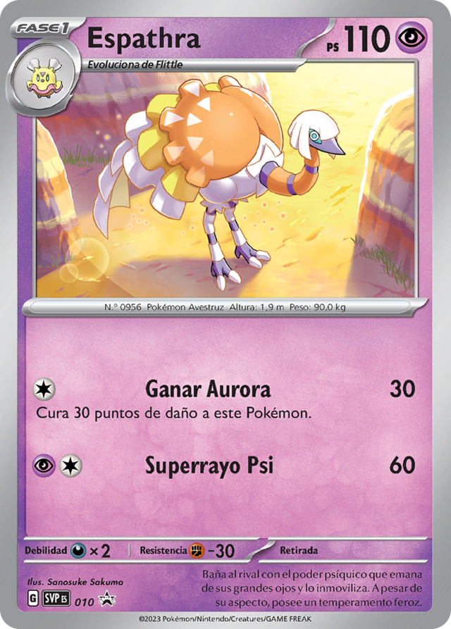 Espathra (SV Promo 10 TCG) - WikiDex, la enciclopedia Pokémon