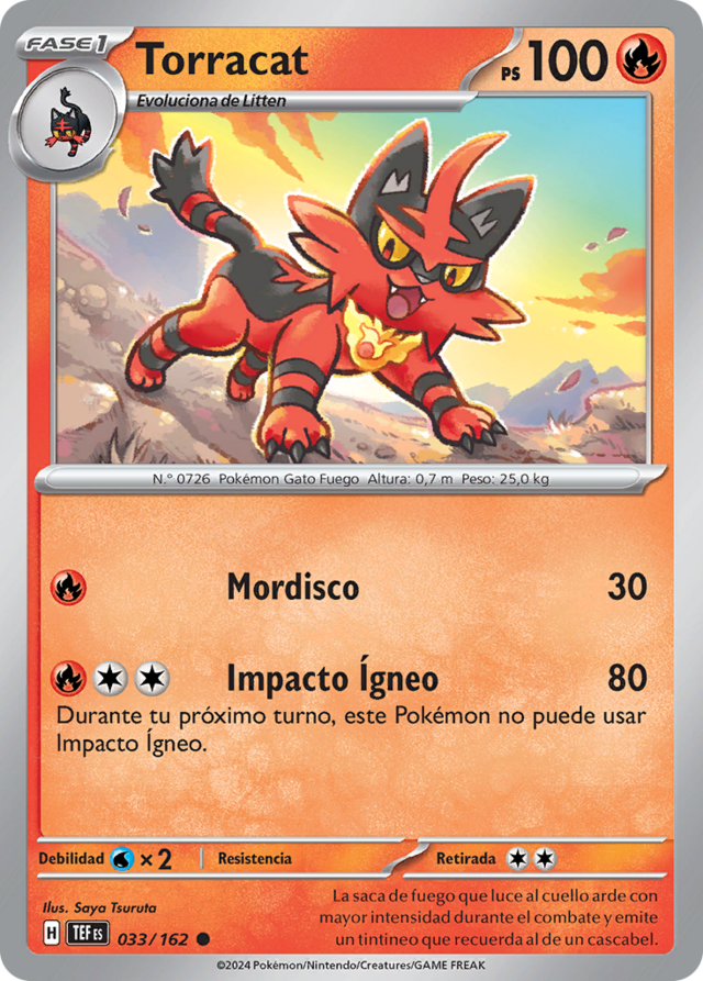 Torracat (Fuerzas Temporales TCG) - WikiDex, la enciclopedia Pokémon