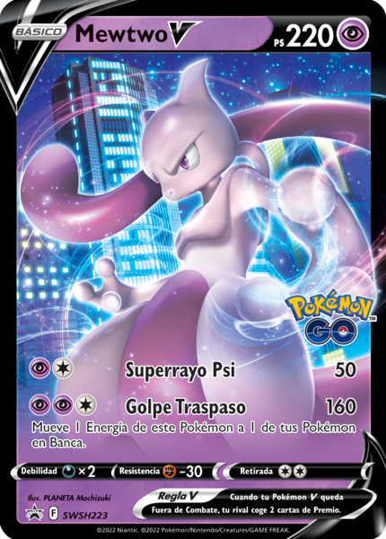 Mewtwo V (Pokémon GO TCG) - WikiDex, la enciclopedia Pokémon
