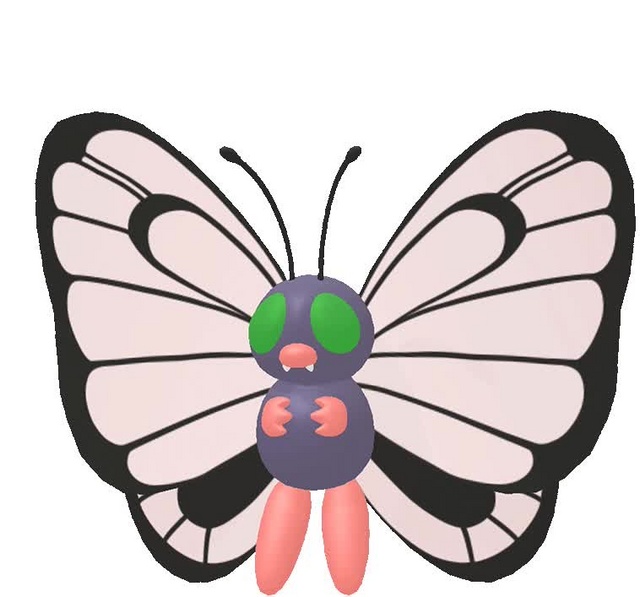 Archivo:Butterfree HOME variocolor hembra.webm - WikiDex, la enciclopedia Pokémon