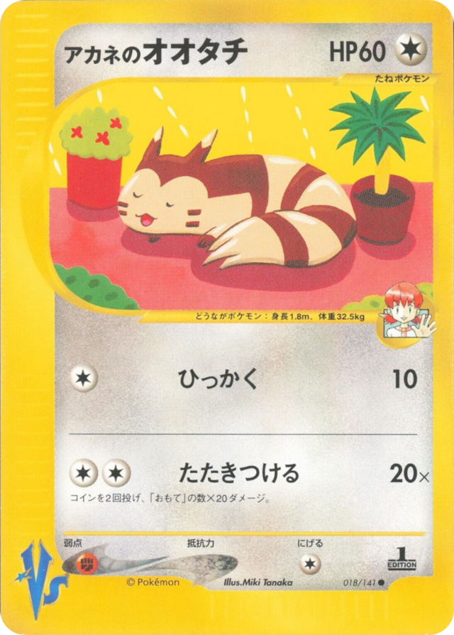 Whitney's Furret (Pokémon VS JTCG) - WikiDex, la enciclopedia Pokémon