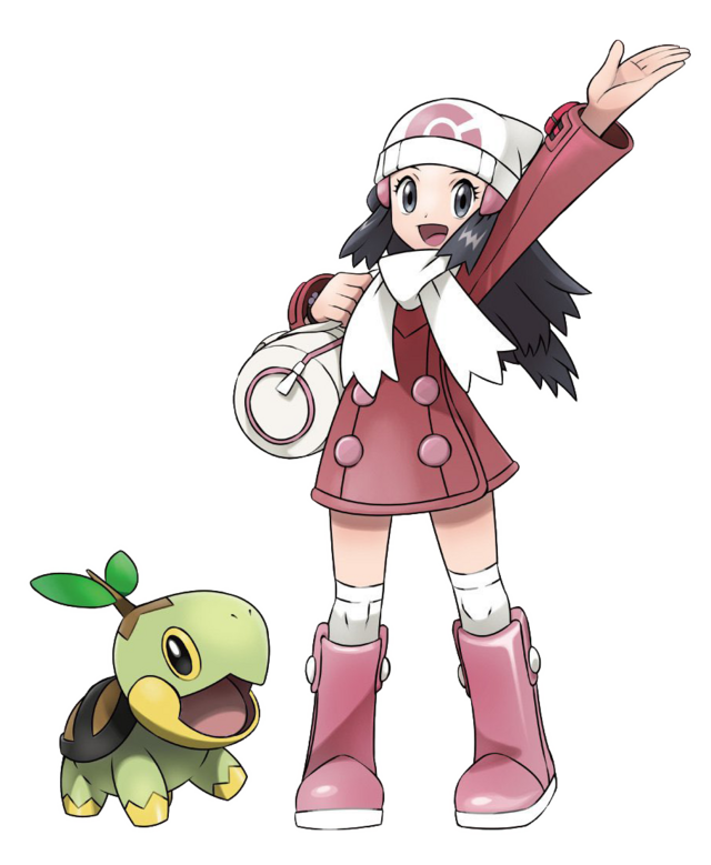 Archivo:Artwork de Maya y Turtwig.png - WikiDex, la enciclopedia Pokémon