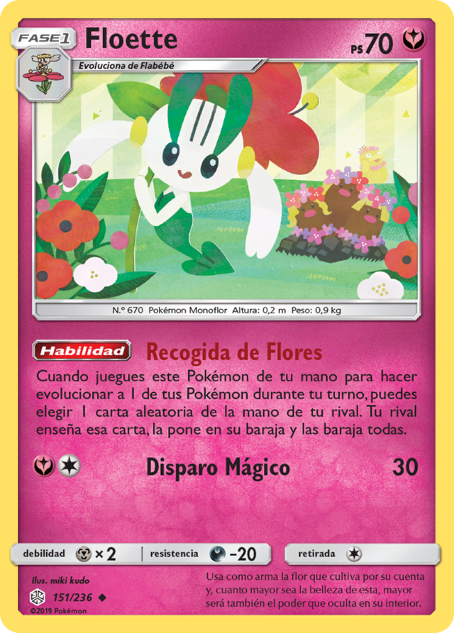Floette (Eclipse Cósmico TCG) - WikiDex, la enciclopedia Pokémon