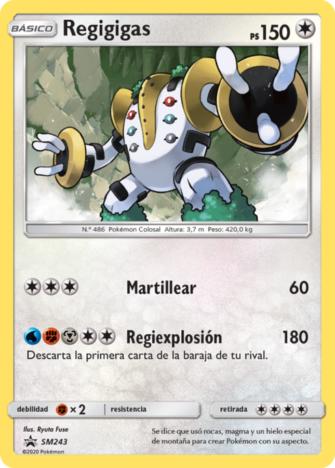 Regigigas (SM Promo 243 TCG) - WikiDex, la enciclopedia Pokémon