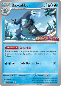Baxcalibur (Evoluciones en Paldea TCG) - WikiDex, la enciclopedia Pokémon