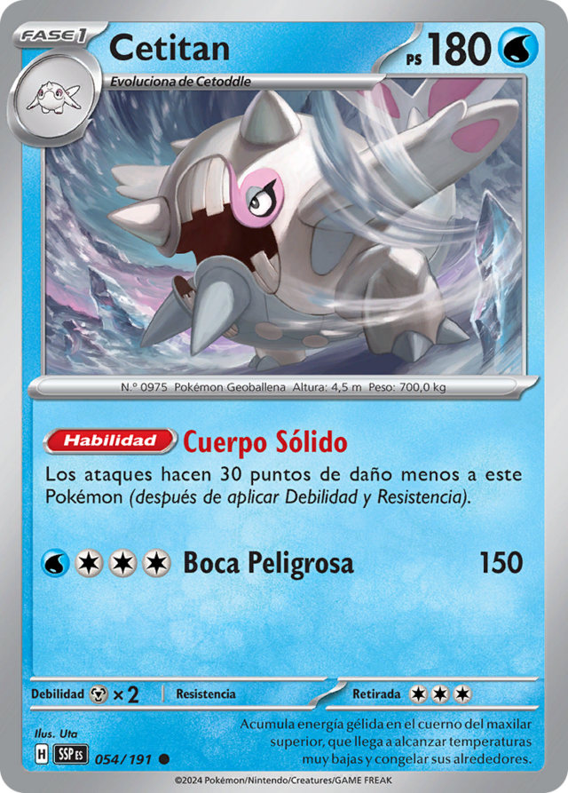 Cetitan (Chispas Fulgurantes TCG) - WikiDex, la enciclopedia Pokémon