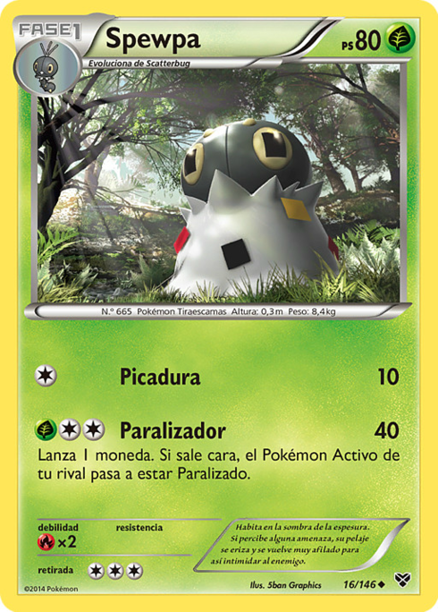 Spewpa (XY TCG) - WikiDex, la enciclopedia Pokémon