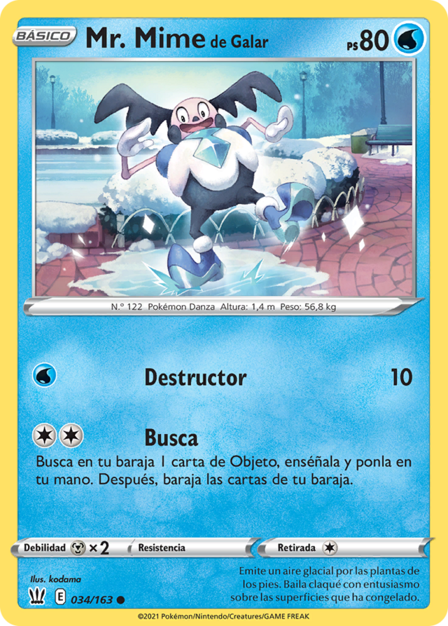 Mr. Mime de Galar (Estilos de Combate TCG) - WikiDex, la enciclopedia ...