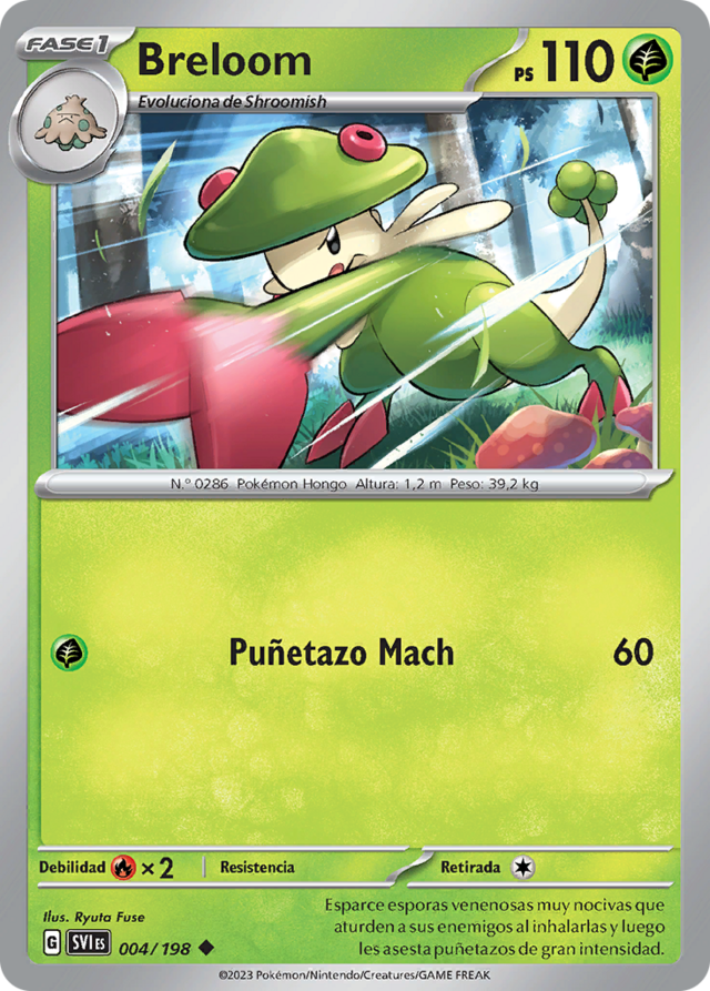 Breloom (Escarlata y Púrpura TCG) - WikiDex, la enciclopedia Pokémon