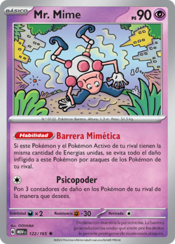 Mr. Mime (151 TCG) - WikiDex, la enciclopedia Pokémon